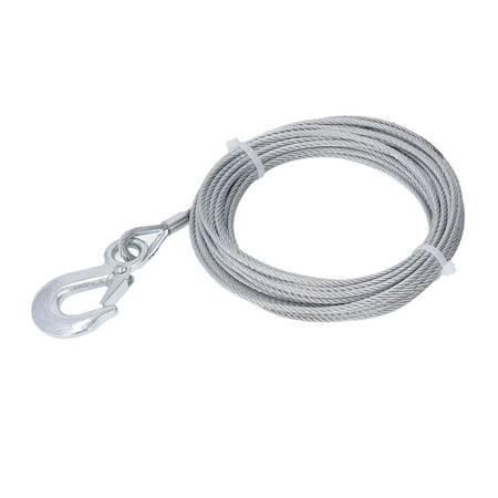 Winch Stainless Steel Cable, Heavy Duty 4mmx12m Secure Winch Wire Rope ...