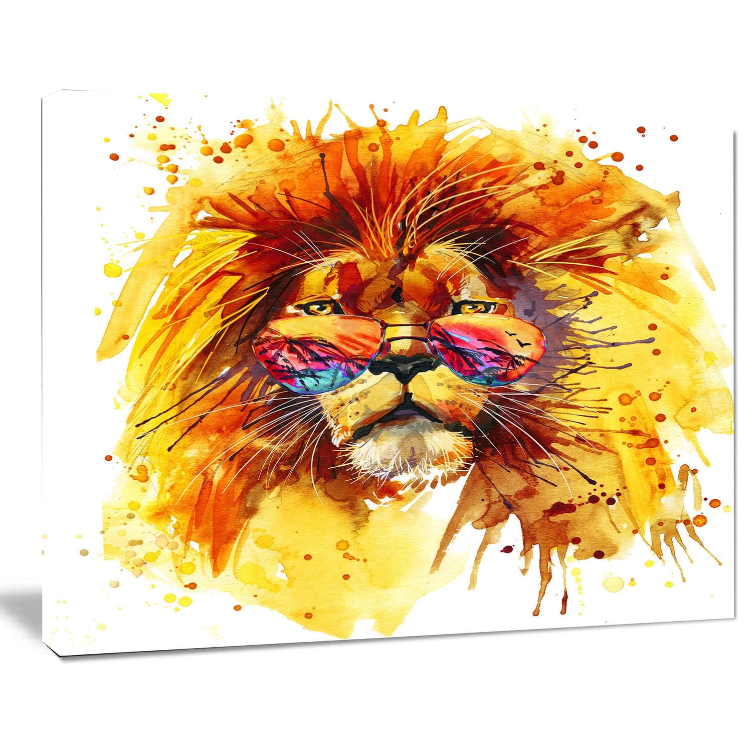 Click here for Designart Design Art The King Watching Canvas Prin... prices