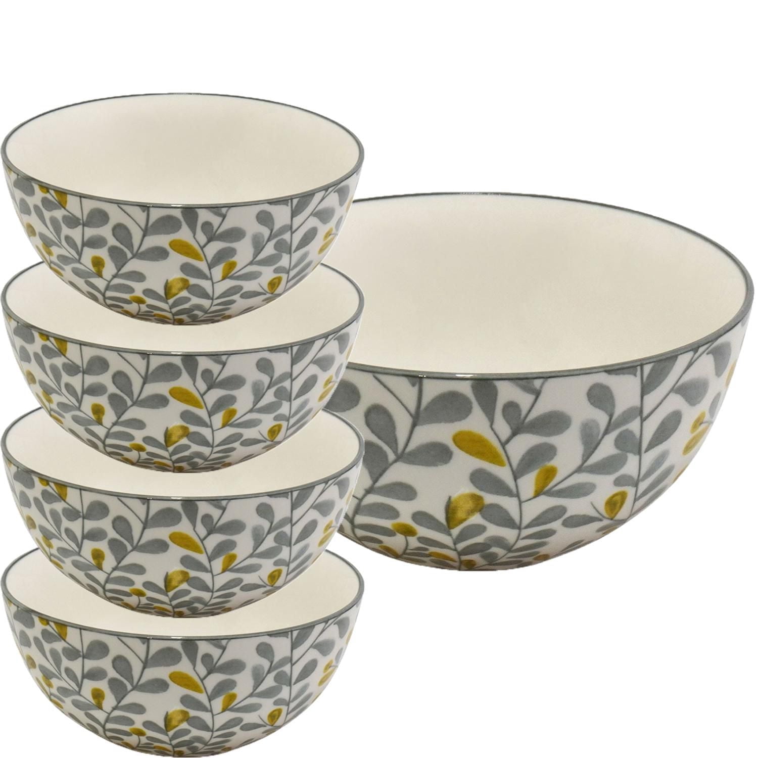 Click here for Brilliant Milo Bowl 5 Piece Set (4 X 10cm  1 X 15c... prices