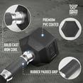 WF Athletic Supply Rubber Encased Hex Dumbbells with Rubber Grip ...
