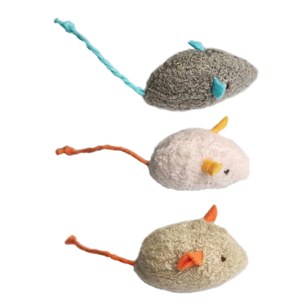 Click here for Camade .Catnip Mice Mouse 3pc Pet Cat Kitten Toy G... prices