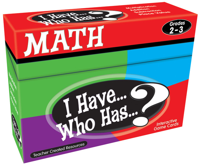 Teacher Created Resources Math Card Game - I Have Who Has - Grades 2 to ...