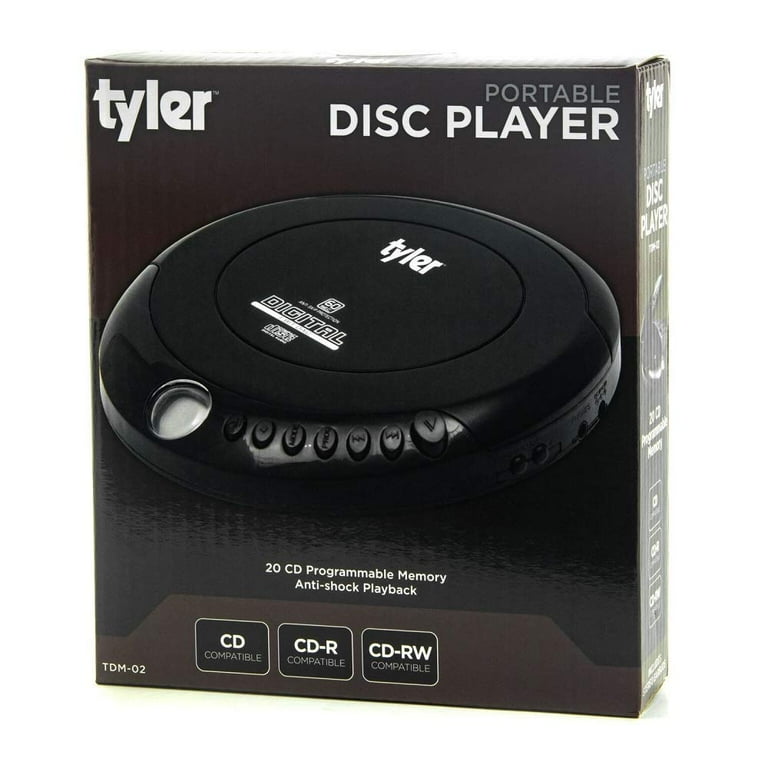 Tyler Portable Compact Anti-Skip Personal CD Player Tyler Portable Compact Anti-Skip Personal CD Player