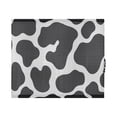 Black White Blocks Door Curtain Sheer Privacy Light Filtering Window ...