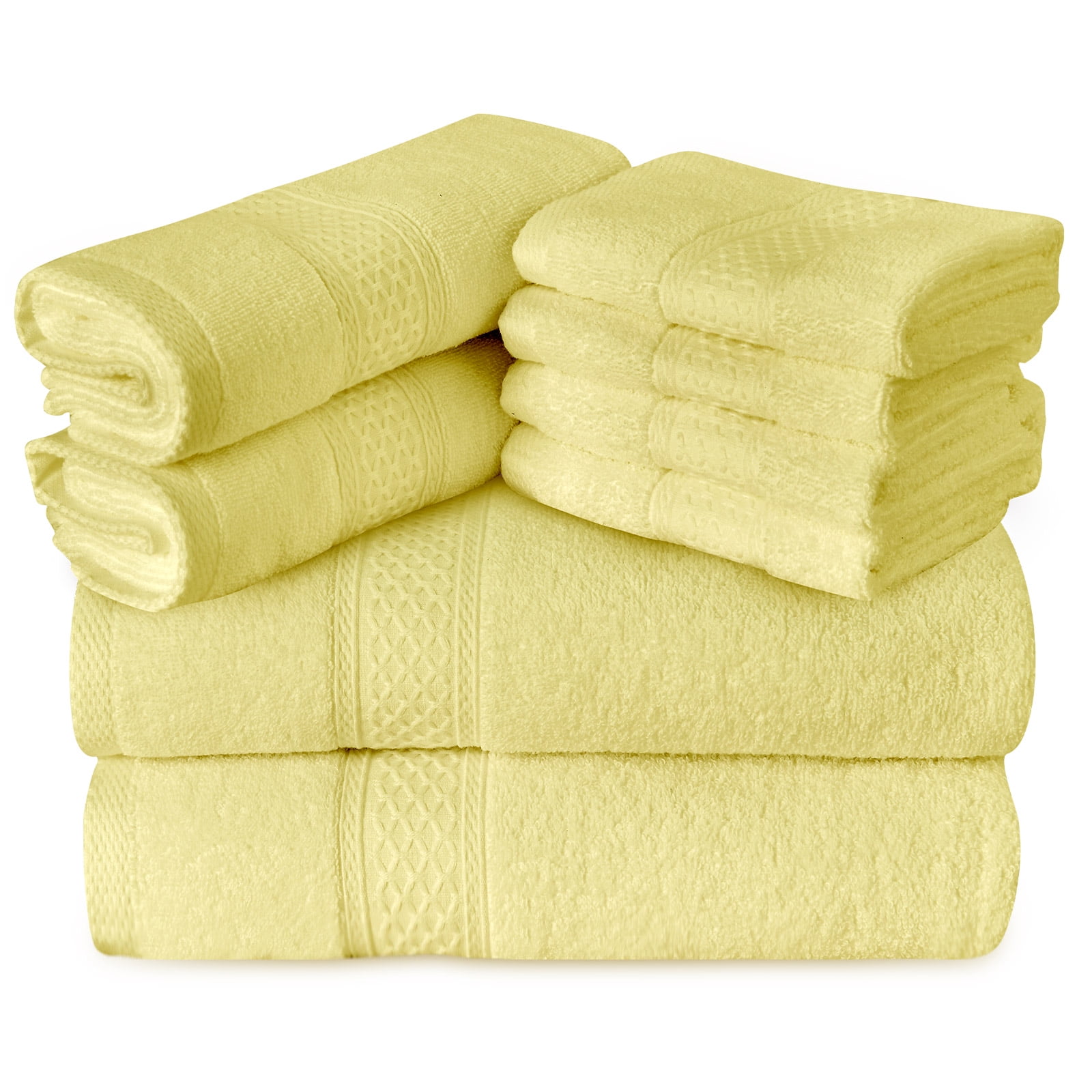 Click here for Gogreen 100 Cotton Bath Towel Sets Of 8 Pieces  2... prices