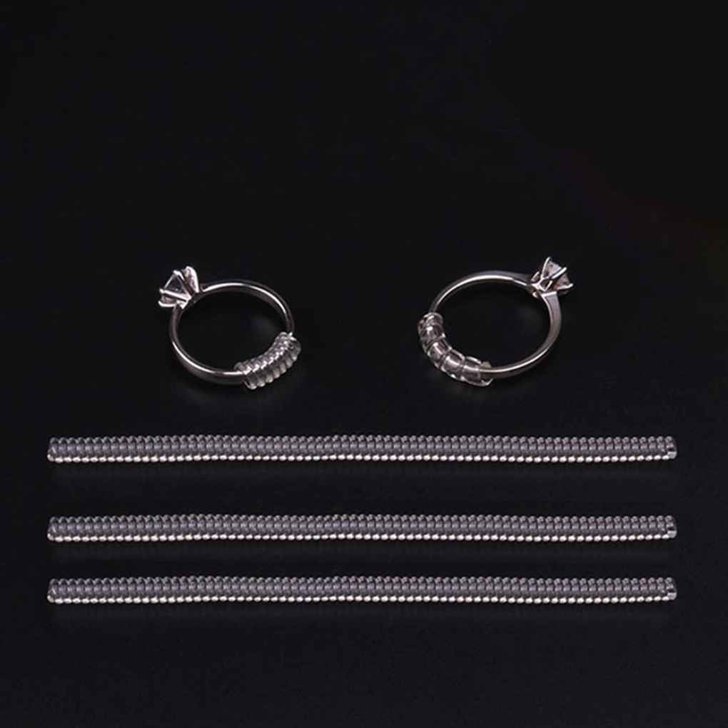 12pcs Ring Size Adjuster Insert Guard Tightener Reducer Resizing Fitter ...