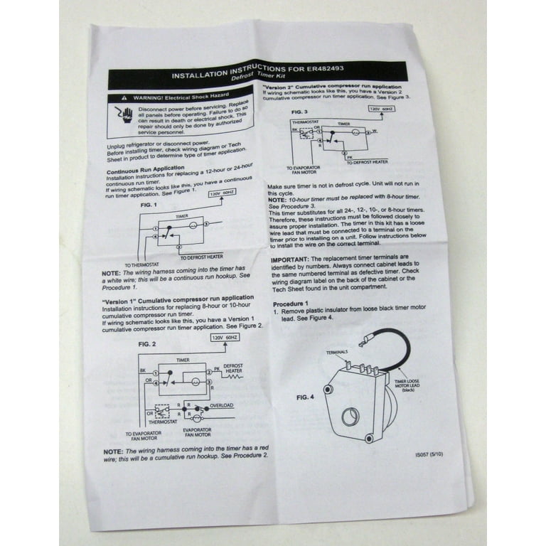 Whirlpool Defrost Timer Wiring Diagram