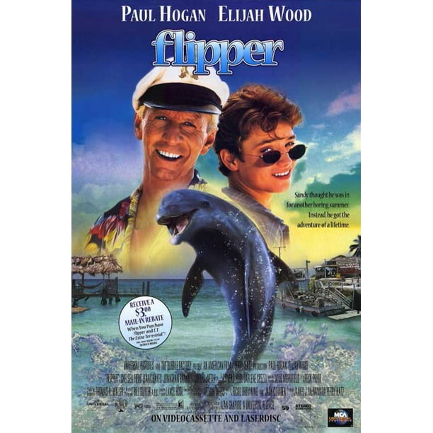 Flipper - movie POSTER (Style A) (11" x 17") (1996) - Walmart.com ...