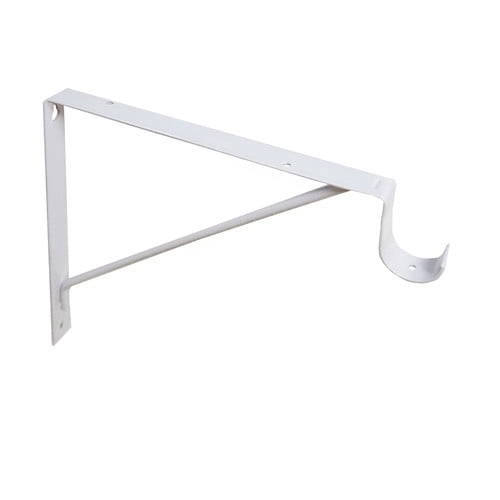 Design House 205799 11" Shelf Rod Bracket, White - Walmart.com ...