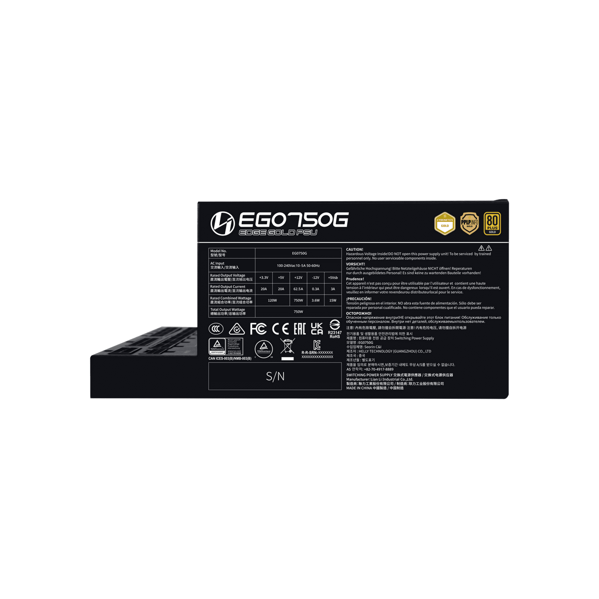 Click here for Lian Li EDGE750W Fully Modular Low-Noise ATX Power... prices