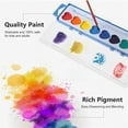 12 Pack Watercolor Paint Sets for Valentine's Day, Heart Shape Washable ...