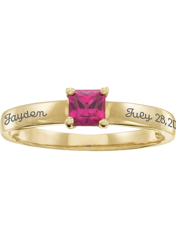 Girls' Birthstone Rings