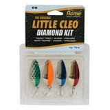 Little Cleo Diamond Fishing Spoon Kit 4pk 2/5 oz - Salt Water - Walmart.com