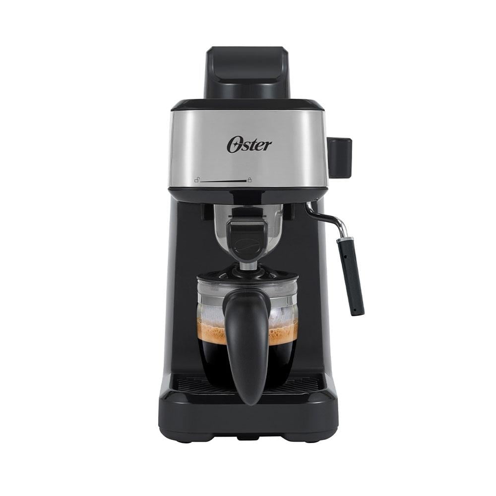 Cafetera Oster para Espresso y Cappuccino Plata con Negro | Bodega ...