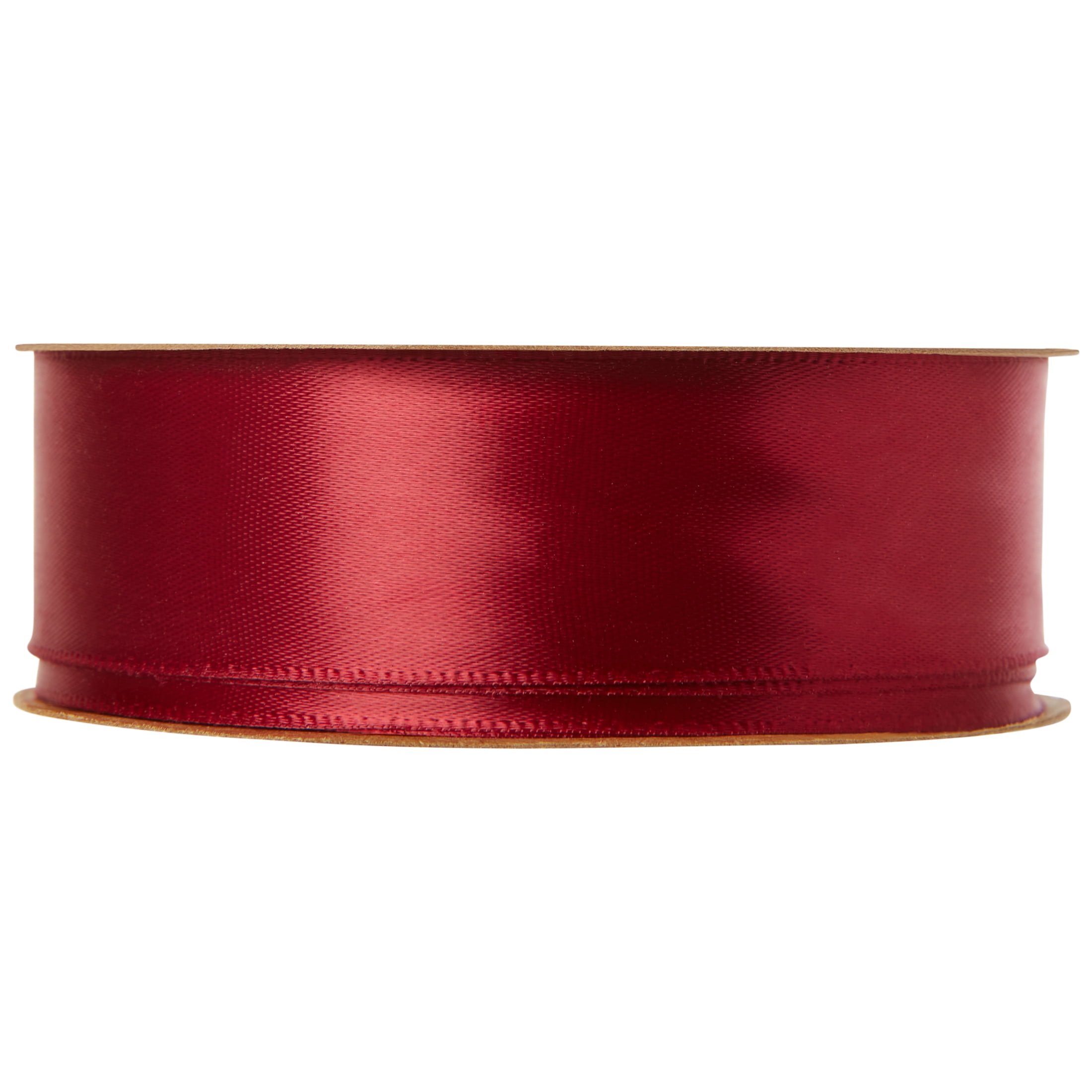 Offray Ribbon Wine Red 7 8 inch Single Face Satin Polyester Ribbon 18 ...