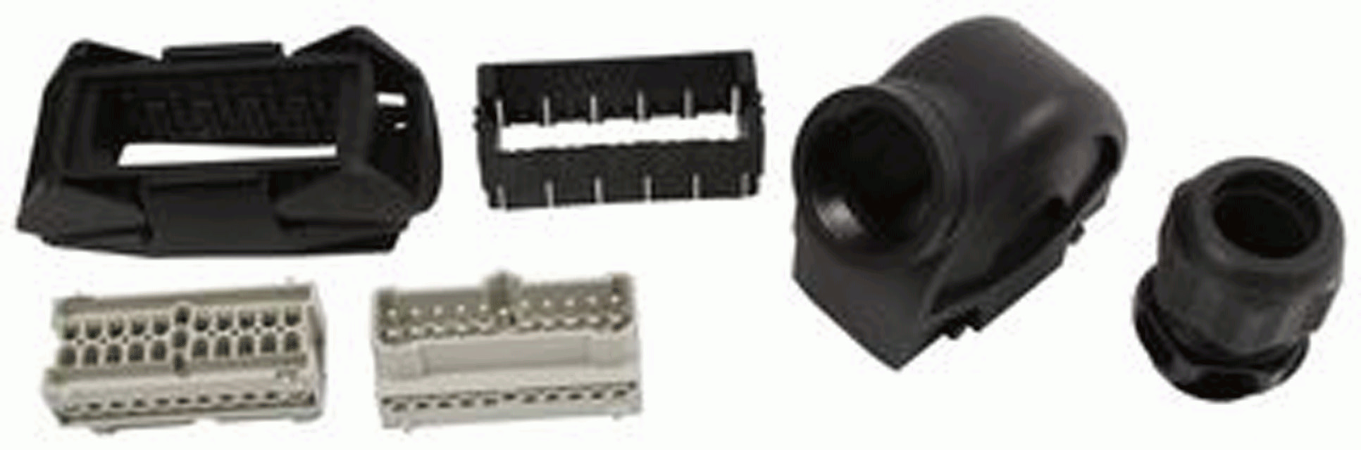 Harting HAN-ECO MONOBLOCK KIT 5 (16B GS) Heavy Duty Power Connector ...