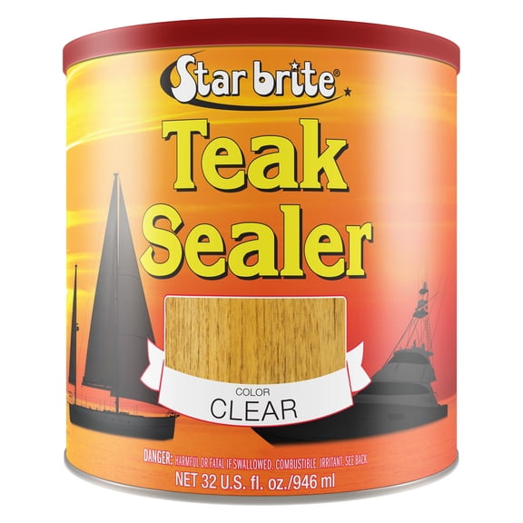 Star brite, Premium Teak Cleaner, 81432, 1 Qt, Designed for All Woods ...