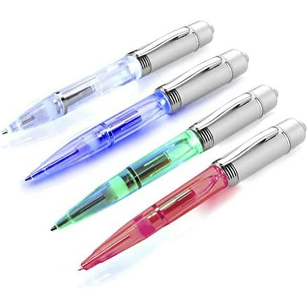 Glovion LED Pen Light, LED light Writing Pens -Powered Black Ink ...