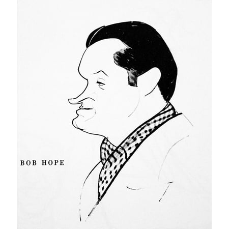 Bob Hope (1903-2003). /Namerican Comedian. Caricature By Willian ...