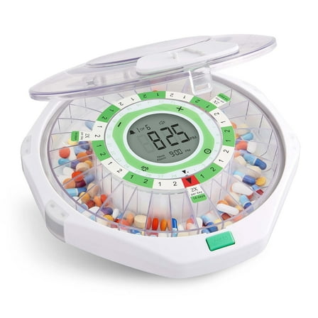 Adamson TimelyMed Smart Pill Dispenser Machine with Alarm + WiFi App ...
