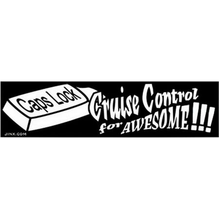 Caps Lock Cruise Control Sticker | Walmart Canada