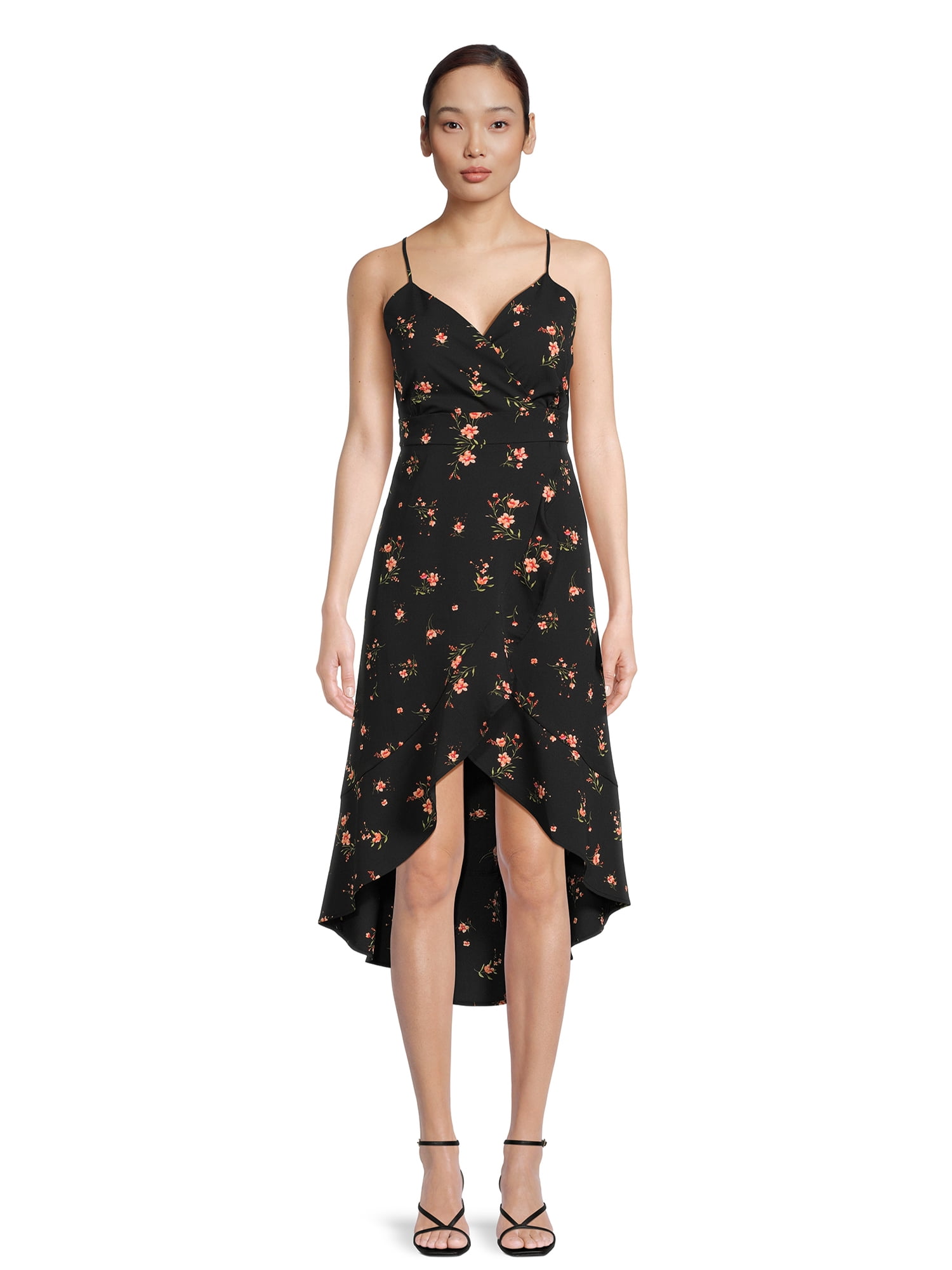 No Boundaries Juniors Sleeveless High Low Dress, Sizes XS-XXXL ...