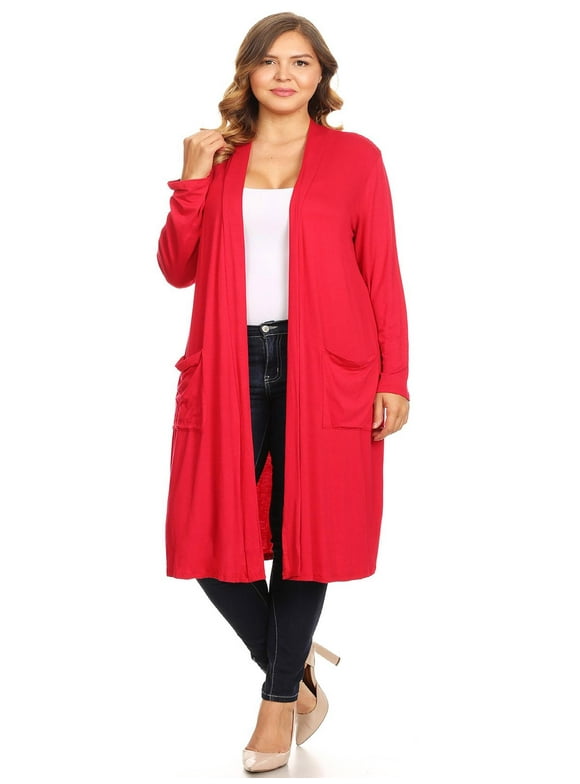 Plus Size Duster Cardigan