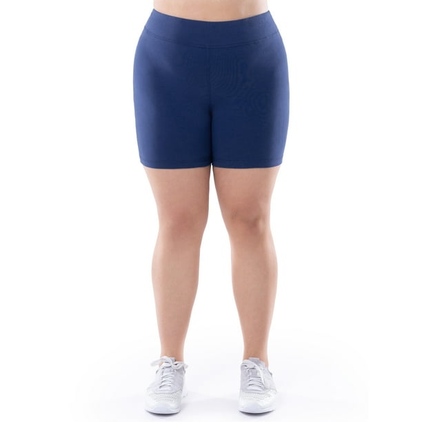 Athletic Works Women's Plus Size Core Active Dri-Works Bike Shorts ...
