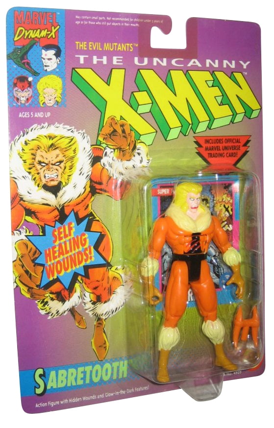 Marvel Comics The Uncanny X-Men Sabretooth Toy Biz Action Figure ...