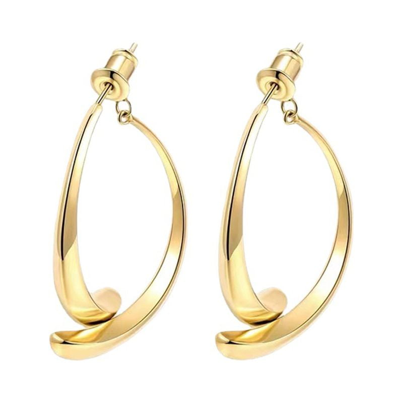 Click here for Nielieping Gold Post Hoop Earrings For Women prices