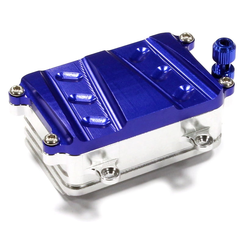 Machined Alloy Receiver / Radio Box, Black; SCX-10 Multi-Colored ...