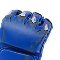 Half Finger Boxing Gloves, Open Palms Mitts for Adults Punching Heavy ...
