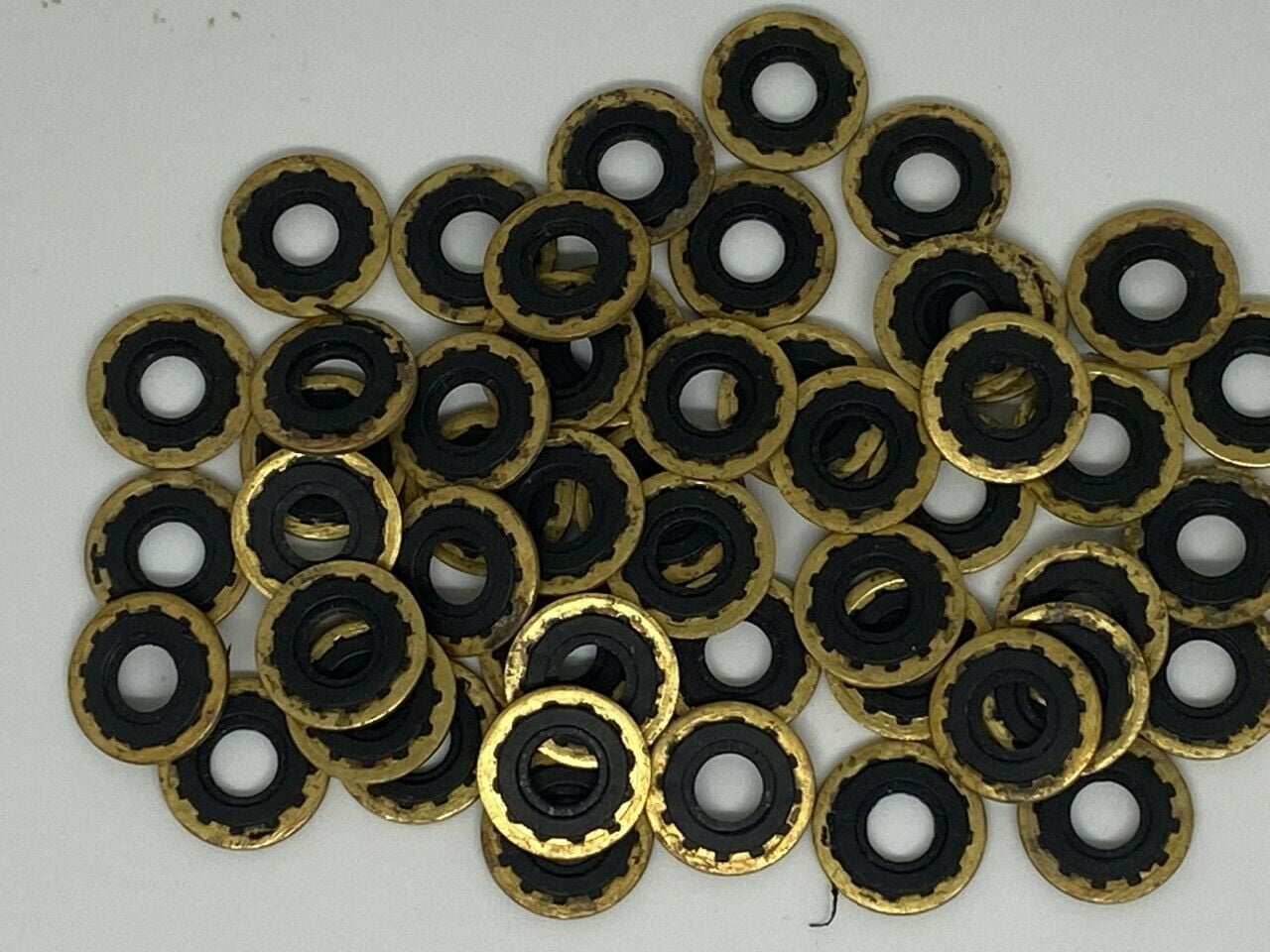 Brass/Viton Oxygen Regulator Washer Pack of 50 - Walmart.com