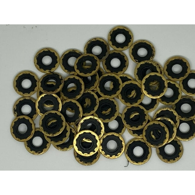 Brass/Viton Oxygen Regulator Washer Pack of 50 - Walmart.com