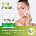 Glycolic Pads Wipes for Skin Care Exfoliation Cleansing,Facial Pore ...