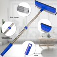 2-in-1 Window & with 15.7"-27.5" Retractable Stainless Steel Handle ...