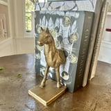 Fox Run Horse Decorative Bookend Set, 100% Iron, 4.5" x 3.75" x 9 ...