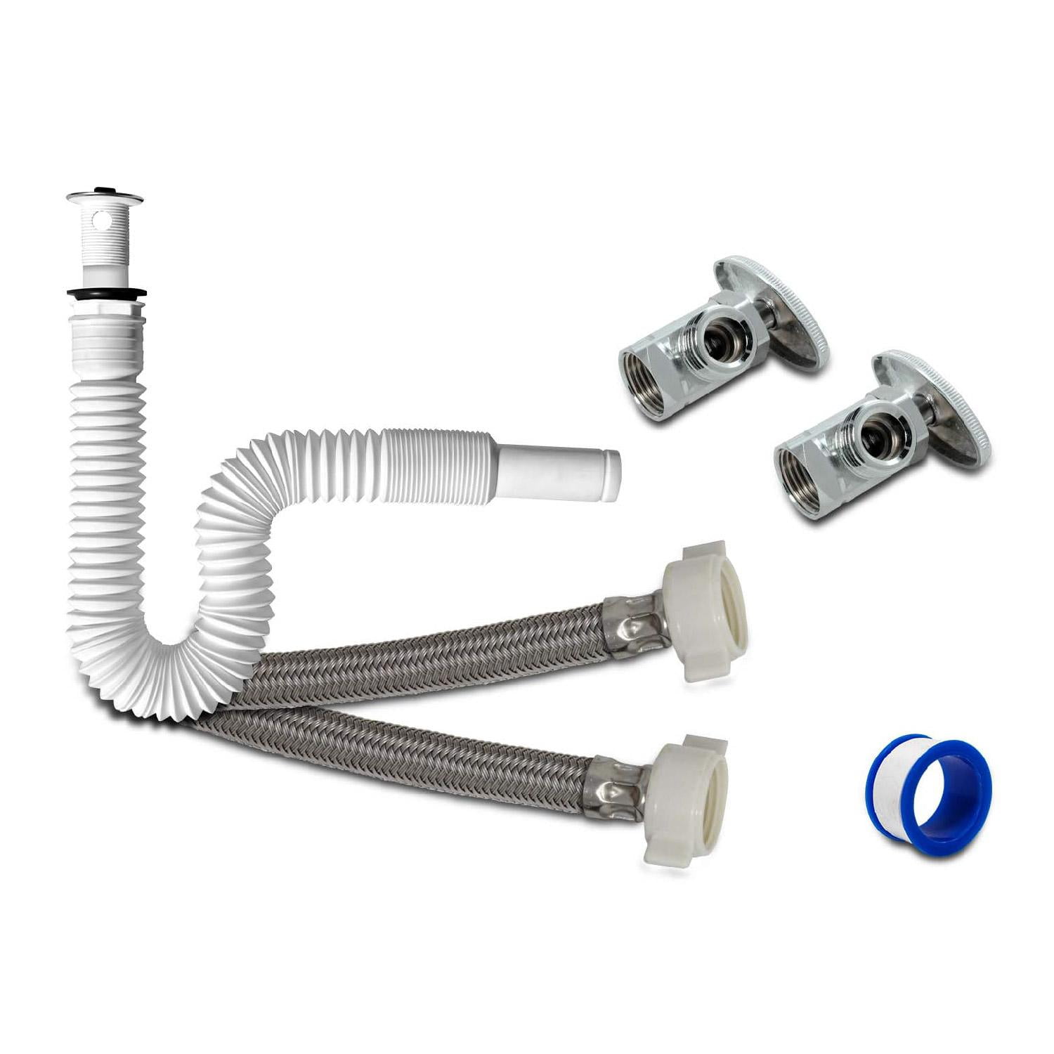 Kit De Mangueras Y Válvulas Para Lavabo Residencial Miber gris | Bodega ...