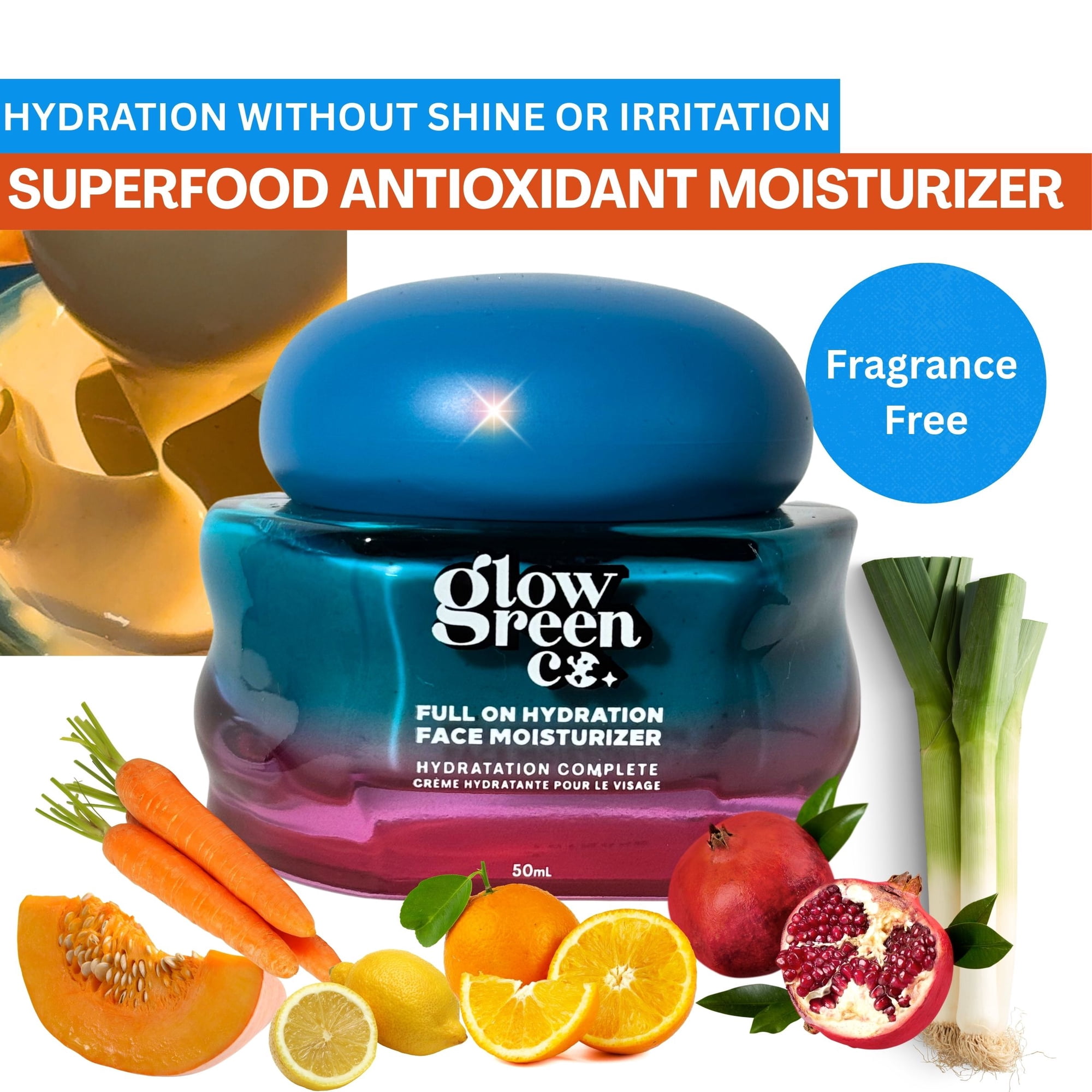 Click here for Glow Green Co. Antioxidant Face Moisturizer For Oi... prices