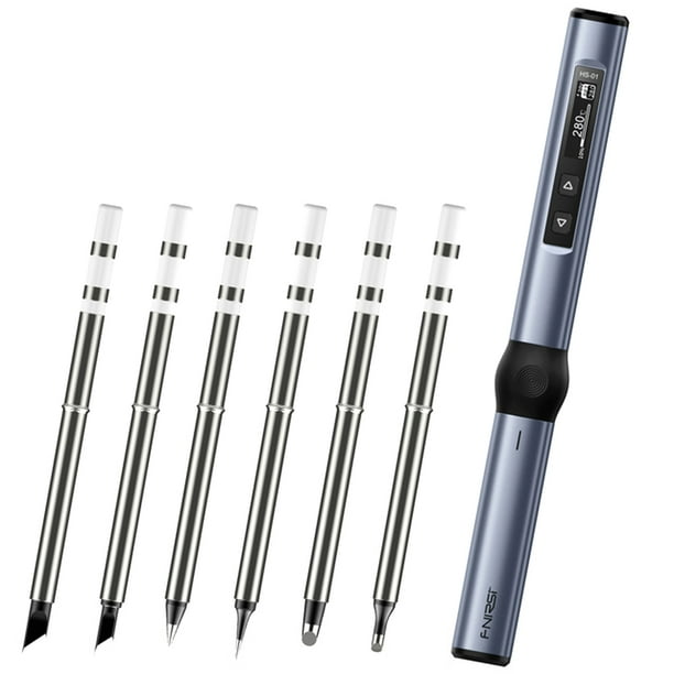 FNIRSI Portable Mini Soldering Station with OLED Display - 65W Power ...