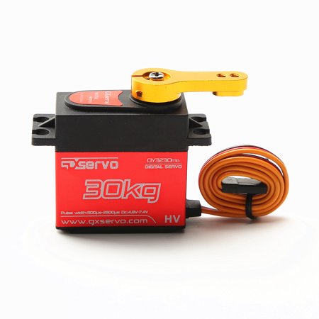 Amyove QY3230MG 30kg Steering Servo Red Middle Shell 180 Degree Metal ...