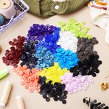 ITSELFER 1 Set Snap Buttons Kit Sew On Snaps For Clothing Button Snap ...