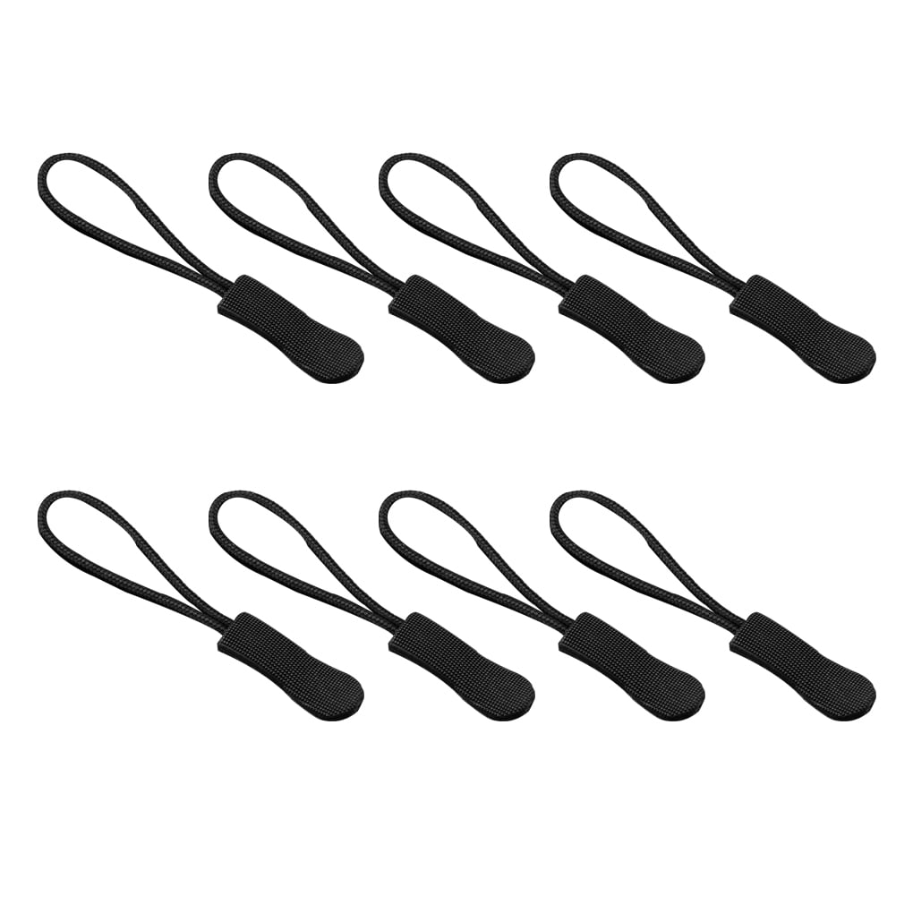 relayinert 8 Pieces Zipper Pull Puller Lightweight Rope Tag Fixer Multi ...