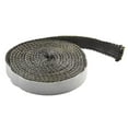 Black Flat Stove Rope Glass Seal Fire Rope 10mm Wide 3mm Thick 2M ...
