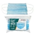 Casaba 50 Pack Blue Disposable Face Masks 3-Ply Filter - Made in USA ...