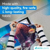 Octo Lights Fluorescent Light Covers For Ceiling Lights Magnetic ...