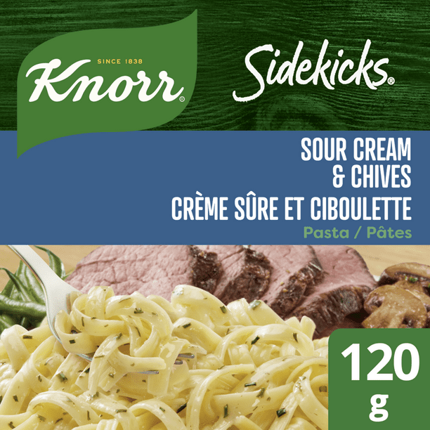 Knorr Sidekicks Sour Cream & Chives Pasta Side Dish, 120 g Side Dish ...