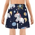 BZSMCE Swim Shorts Unicorn Planet Star Sun Pattern For Quick-Dry Shorts ...