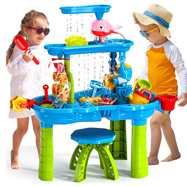 Little Tikes Magic Flower Water Table with Blooming Flower and 10 ...