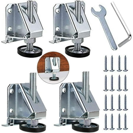 YDJKET Adjustable Furniture Legs, 4 Heavy Duty Leveling Feet, M10 ...